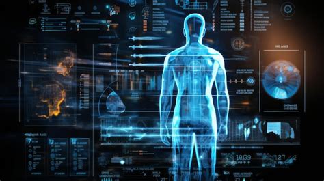Health Tech And Medical Devices In Diagnostics Front View Early Disease Detection Digital Binary