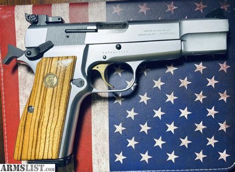 Armslist For Sale Belgium Made Browning Hi Power 9mm Nickel Finish
