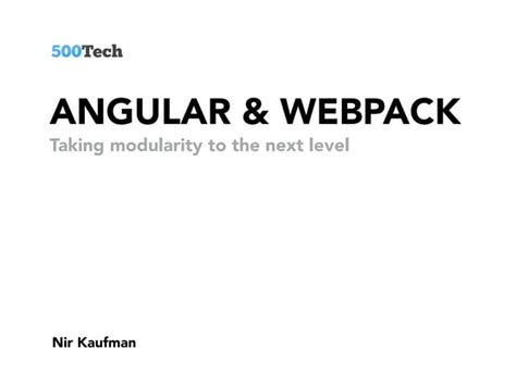 Webpack And Angularjs Pdf