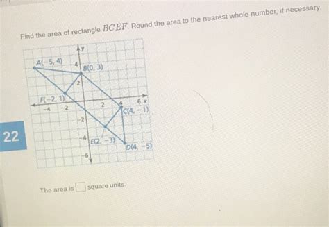 Solved Find The Area Of The Polygon With The Given Vertices
