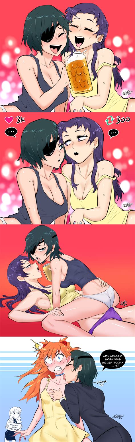 Rule 34 3girls Alternate Version Available Asuka Langley Sohryu Beer