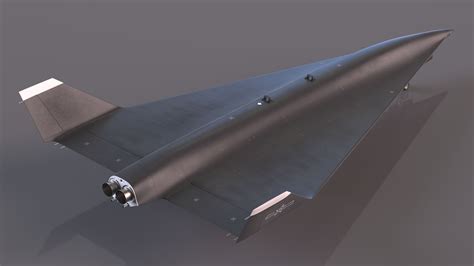China Wz 8 Hypersonic Surveillance Drone 3d Model 59 Obj Lxo Ma