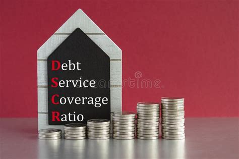 Dscr Debt Service Coverage Ratio Symbol Concept Words Dscr Debt Service Coverage Ratio Written