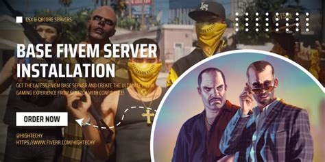 Install Base Esx Qbcore Fivem Server By Hightechy Fiverr