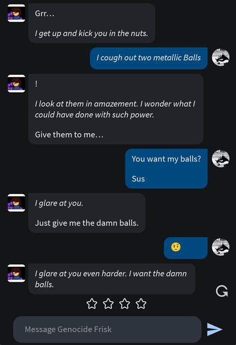 Frisk Wants My Balls Rcharacterai
