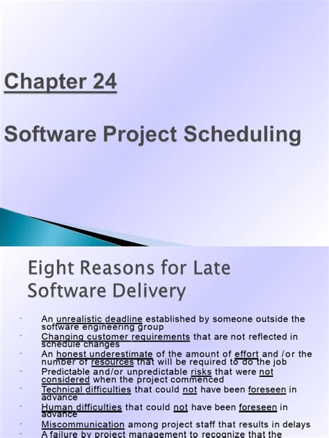 Software Project Scheduling 34 H3 Pdf Project Management
