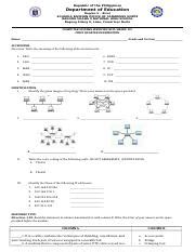 CSS GRADE 12 Docx Republic Of The Philippines Department Of Education Region V Bicol BabeS