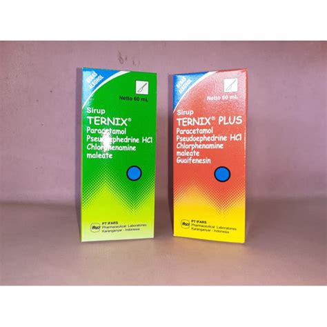 Ternix Plus Syr 60 Ml Lazada Indonesia