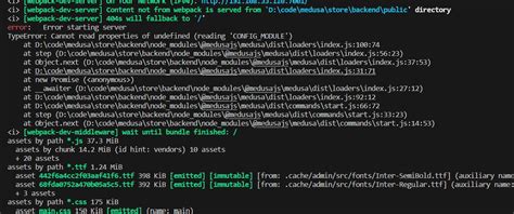 Upgrading To V1140 Has Caused An Error · Issue 4799 · Medusajs