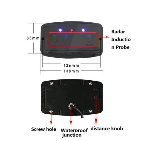 Radar Vehicle Detector Obstacle Induction Controller Anti Smashing Radar Induction Radar