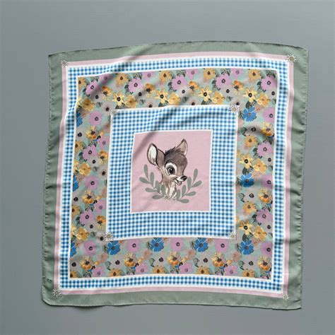 مینی اسکارف باندانا طرح آهو ژیکان