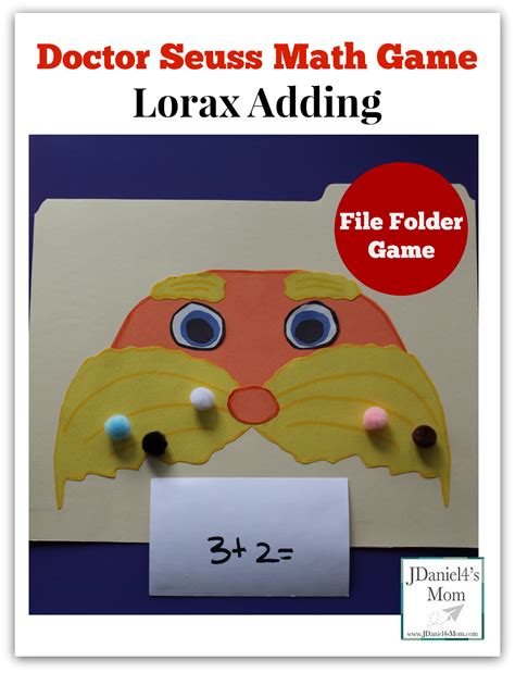 Doctor Seuss Math Game Lorax Adding