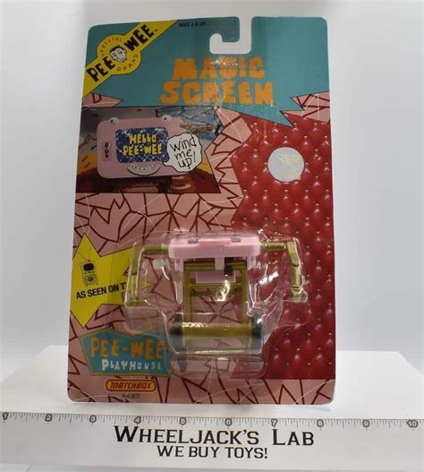 Pee Wee Herman Magic Screen New Mosc Matchbox 1988 Wheeljacks Lab