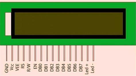 An Illustrated Guide To The Pin Diagram Of An Lcd Display