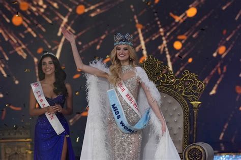 Krystyna Pyszková From The Czech Republic Was Crowned Miss World 2024