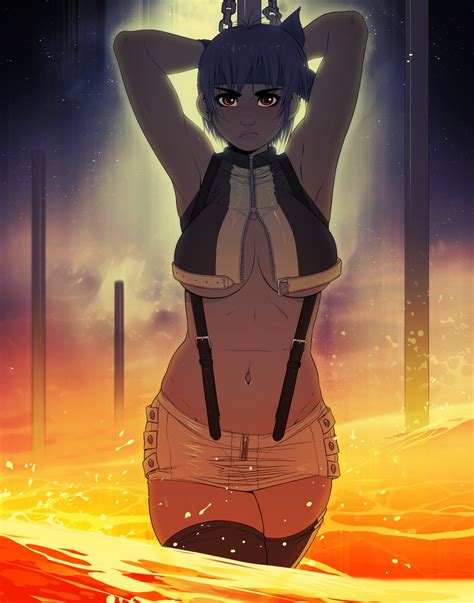 Rule 34 1girls Arms Above Head Arms Up Ayane Doa Big Breasts Bound