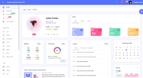 Top 7 Reactjs Angular And Vue Material Design Templates For Admin