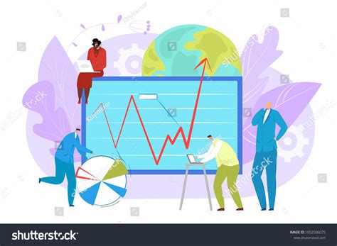 Data Analysis Concept Vector Illustration Business Stock Vector