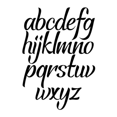 Cursive Italic Script Vector Images Depositphotos