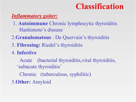 Goiter Defination Pathogenesis Classification Pptx