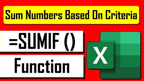 How To Use Sumif Function In Excel Artofit