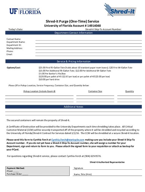 428969618 Shred It Purge Oneshred It Purge One Time Service