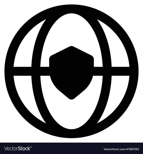 Secured Network Data Protection In Cyber Vector Image