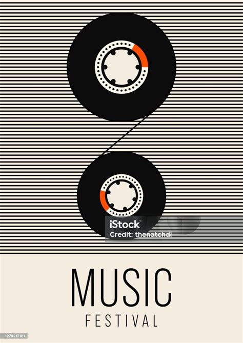 카세트 테이프 빈티지 복고풍 스타일로 음악 포스터 디자인 템플릿 배경 0명에 대한 스톡 벡터 아트 및 기타 이미지 0명 고풍스런 그래픽 프린트 Istock