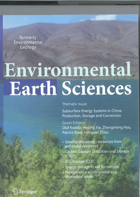 Pdf The Thematic Issue Subsurface Energy Systems In China