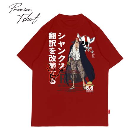 Jual Sunnygo Baju Kaos One Piece Film Red Akagami No Shanks Maroon Tshirt Anime One Piece