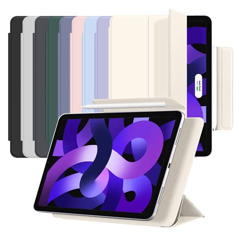 뷰씨 [ 신기종입고 자력케이스 ⚡오늘출발] 아이패드 에어5 4 미니6 프로 3 4 5 6세대 11인치 12 9인치 애플펜슬 2세대 수납 커버 스마트 북커버 폴리오 커버형