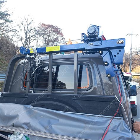 1톤트럭 소형 미니 크레인 판매 산업자재 중고나라