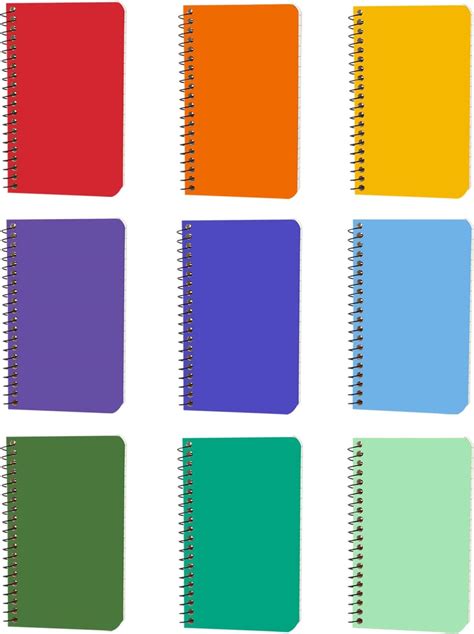 Chiltern Wove Neon Notebooks Small 7pk Uk Stationery