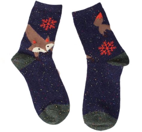 Ladies Fox Socks Sock Boutique