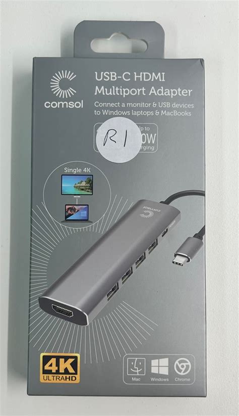 Comsol Usb C Hdmi Multiport Adapter Auction 0151 2558004 Grays Australia