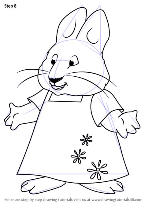 How To Draw Ruby From Max And Ruby Max And Ruby Step By Step DrawingTutorials101 Com