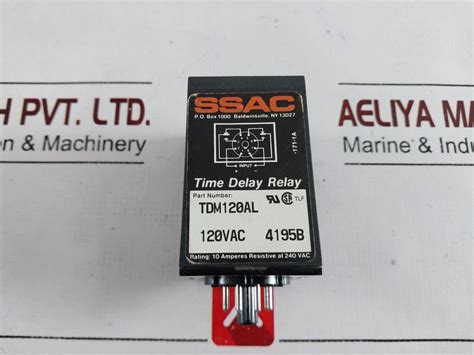 Ssac Tdm120al Time Delay Relay Aeliya Marine