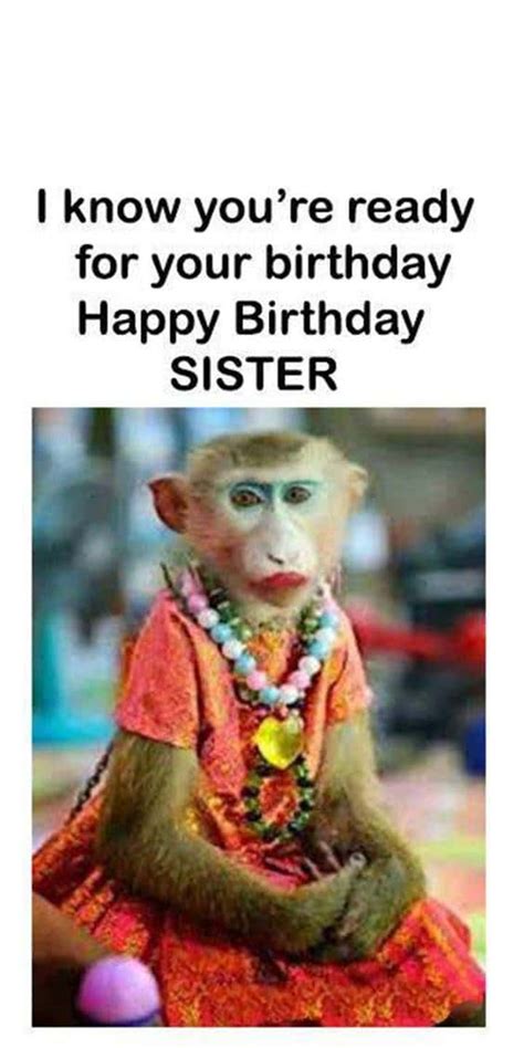 Funny Sister Birthday Memes Happy Birthday To My Wonderful Sister In