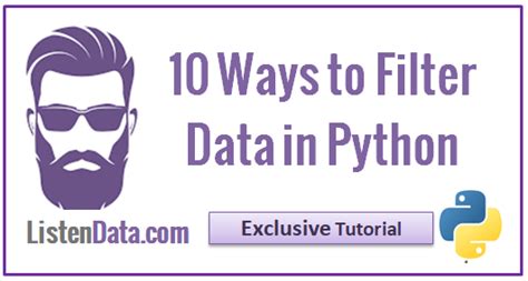 How To Filter Data In Python Guerra Betion