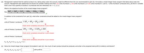 Solved Product 3 A Formulate A Linear Programming Model Solved Product 3 A Formulate A Linear Programming Model