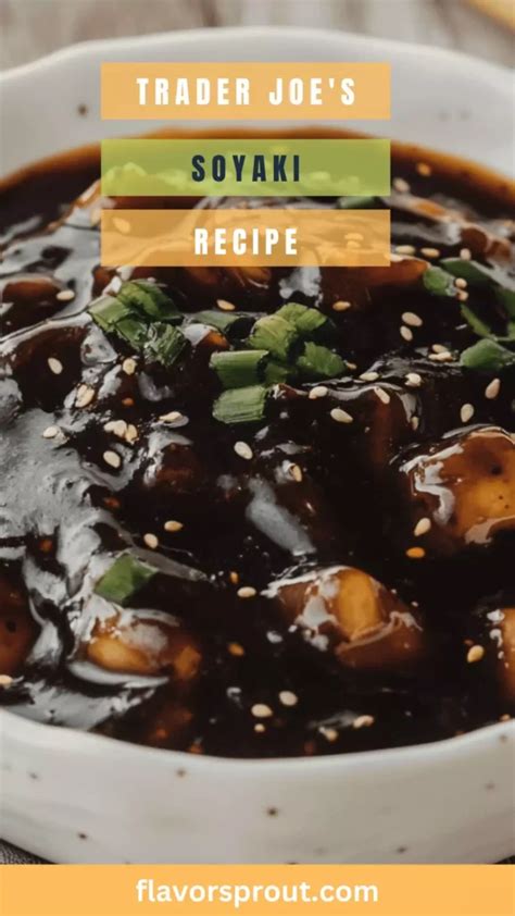 Trader Joes Soyaki Recipe Flavor Sprout