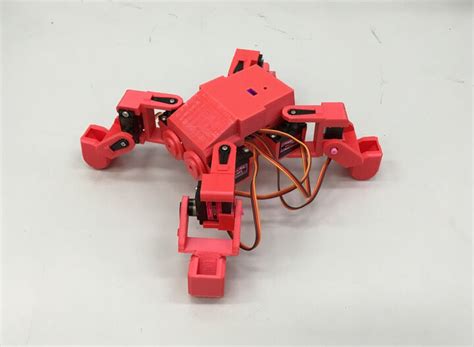 Ez Arduino Minikame Mk2 8 Dof Quadruped Rob 3d Printable Model On