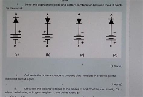 Solved The Following Diagram Fig 01 Shows The Input