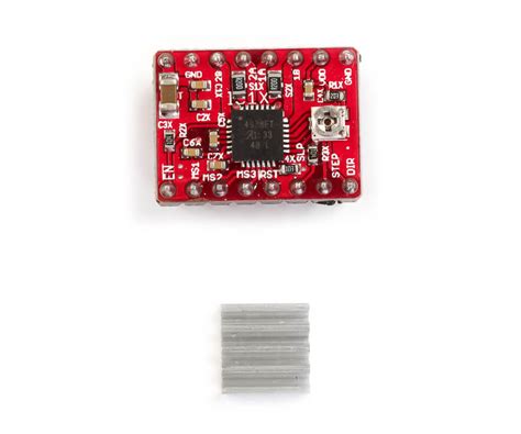 Драйвер шагового двигателя A4988 Подключения к Arduino и пример использования