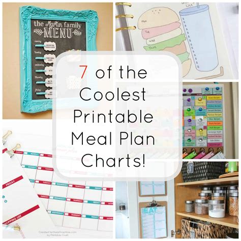 7 Printable Meal Plan Charts For Easy Dinner Ideas The Organized Mom