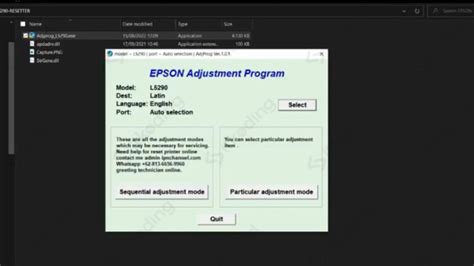 Download Resetter Epson L5290 Dan Cara Reset Printer