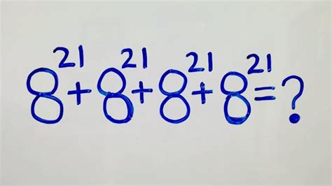 A Nice Math Olympiad Problem Olympiad Mathematics Youtube