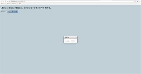 selectonemenu lazy load on select menu not submitting value · issue 3345 · primefaces