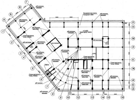Оси в архитектурных чертежах Фотоподборки 1