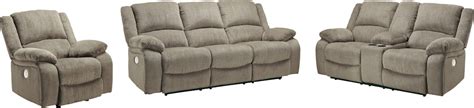 Ashley Draycoll Draycoll Power Reclining Sofa Loveseat And Recliner